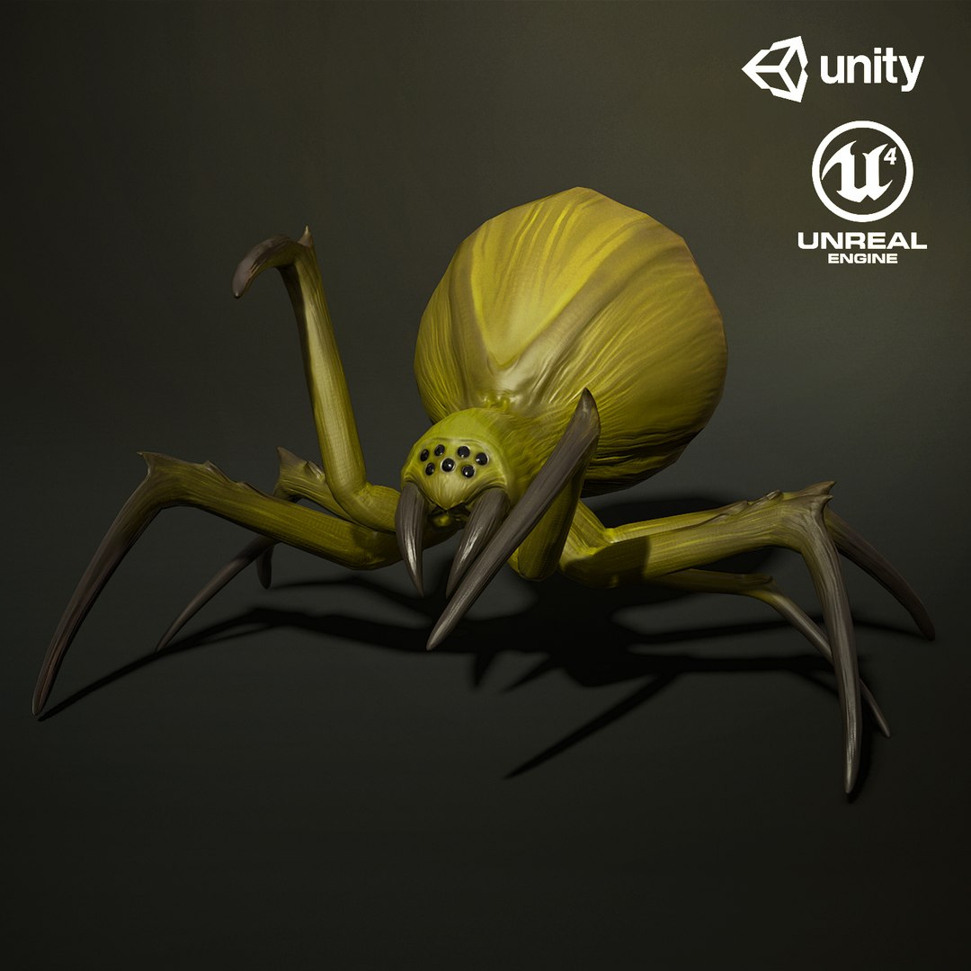 Spider insect2 3D model - TurboSquid 2126671
