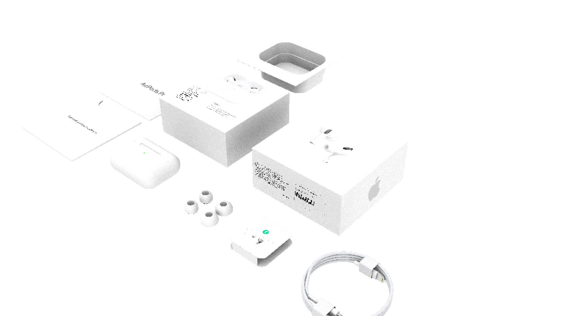 3D Model Airpods Pro Box And Unboxing - TurboSquid 1779152