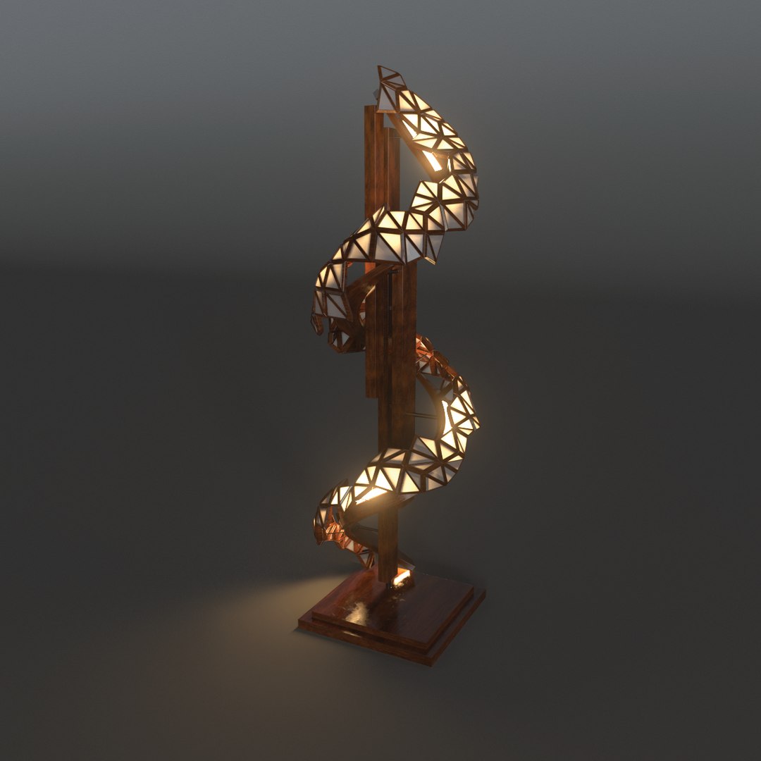 3D modern lamp lights model - TurboSquid 1631703