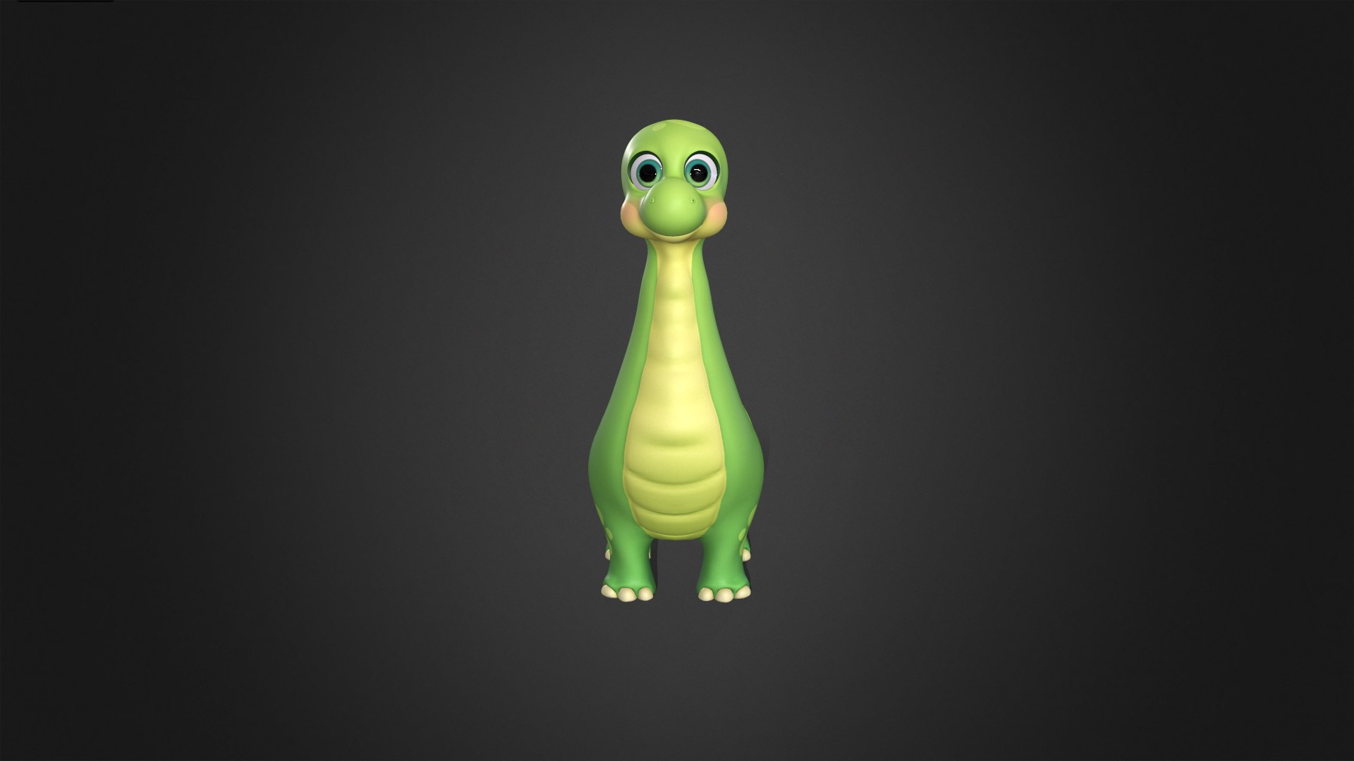 Asset - Cartoons - Dinosaurus Brontosaurus Rigged 3D Model - TurboSquid ...