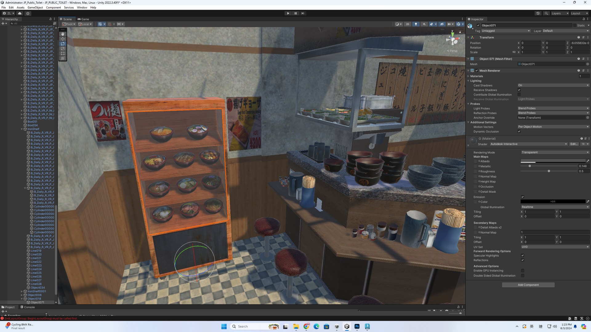 3D Japanese Ramen Shop - TurboSquid 2262938