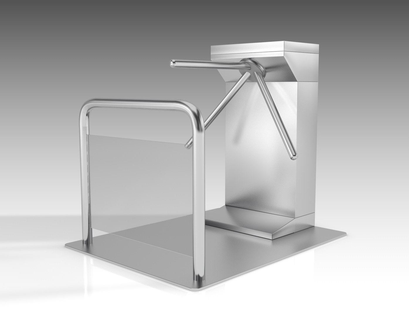 3D turnstile turn stile model - TurboSquid 1216388