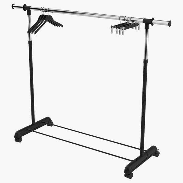 Free Clothes Rack 3D Models for Download | TurboSquid