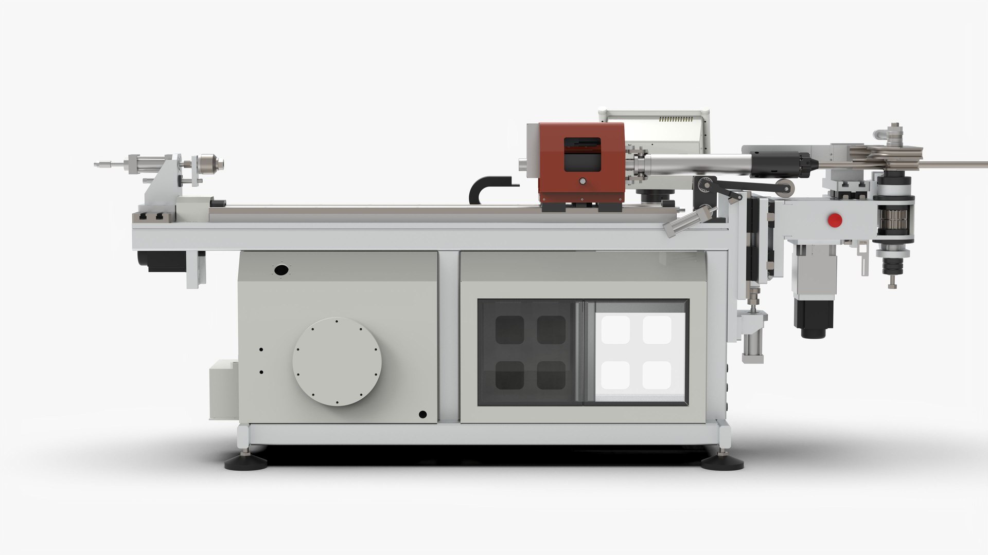 Automatic Dual Mode Pipe Bending Machine 3D - TurboSquid 1996727