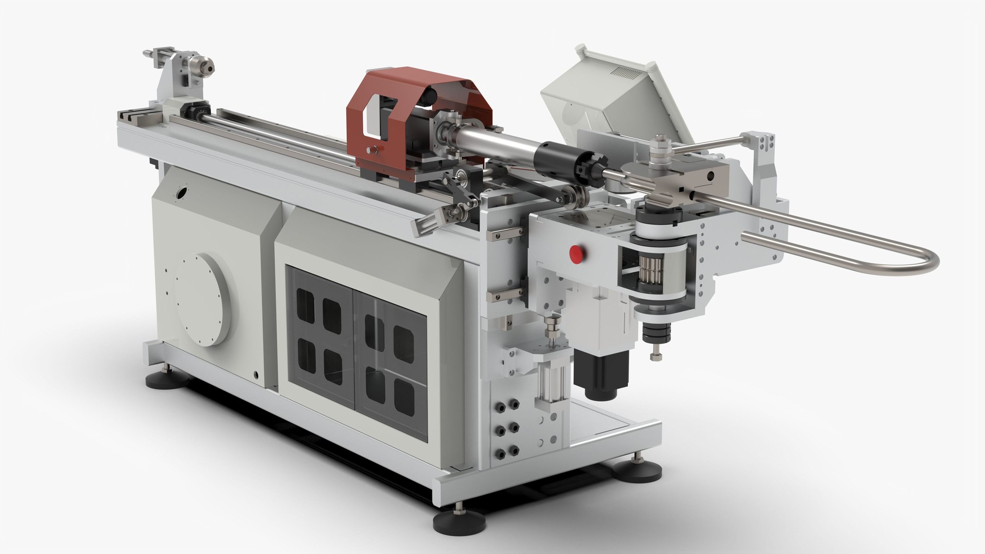 Automatic Dual Mode Pipe Bending Machine 3D - TurboSquid 1996727