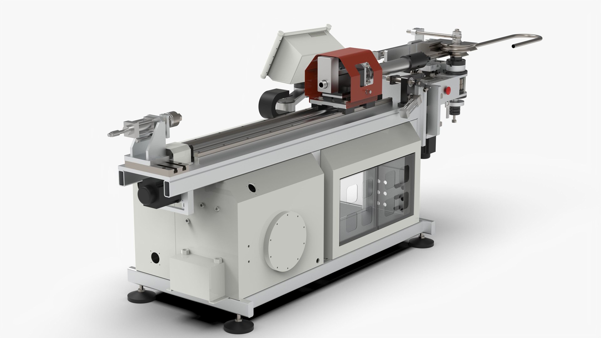 Automatic Dual Mode Pipe Bending Machine 3D - TurboSquid 1996727