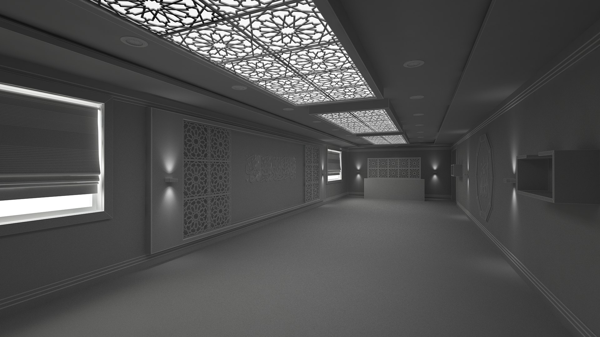 Masjid Interior Model - TurboSquid 2357577