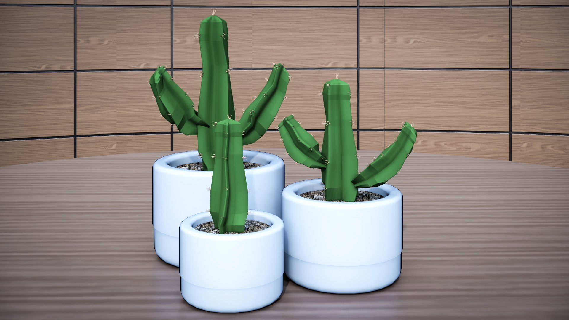 3D Cactus in a pot - TurboSquid 2105986