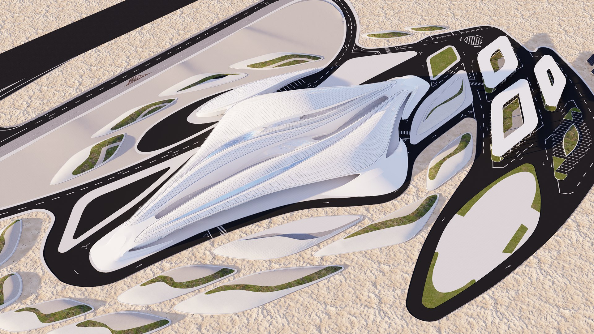 Dubai Beeah 3D Model - TurboSquid 2197123