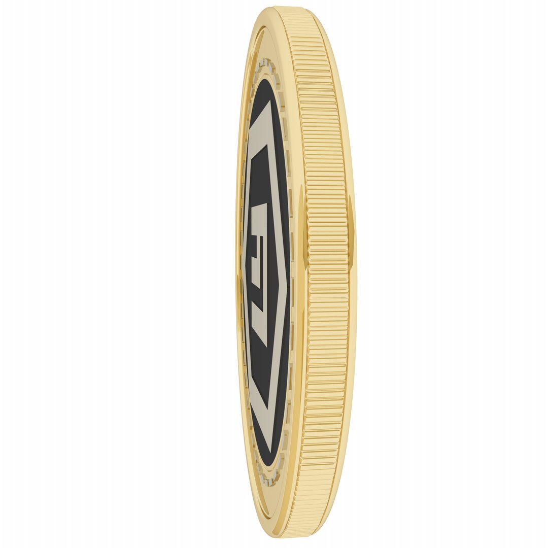 3D Emercoin Cryptocurrency Gold Coin model - TurboSquid 1855895