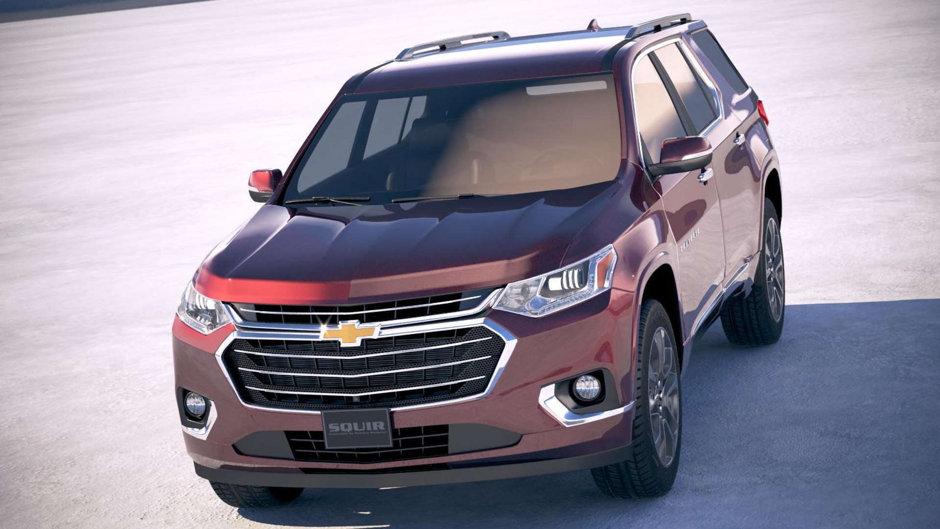 3D Chevrolet Traverse 2018 Model - TurboSquid 1347710