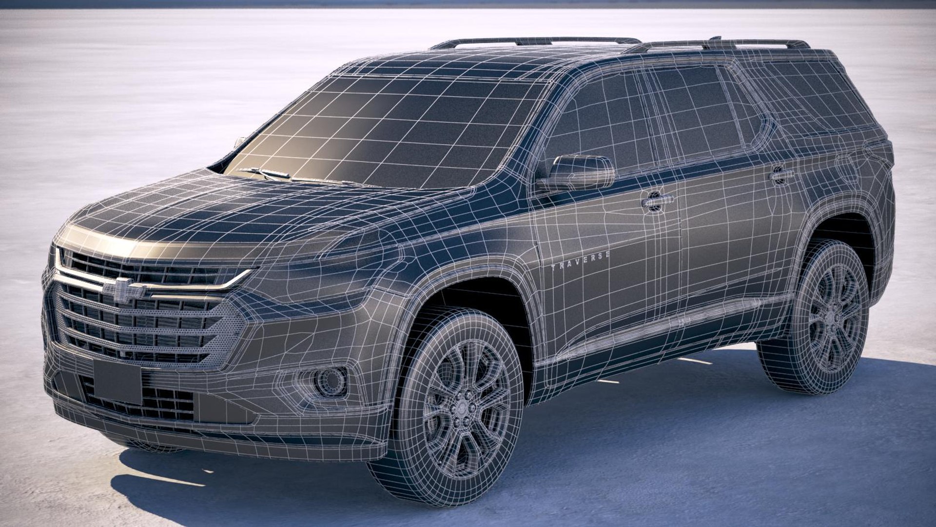 3D Chevrolet Traverse 2018 Model - TurboSquid 1347710