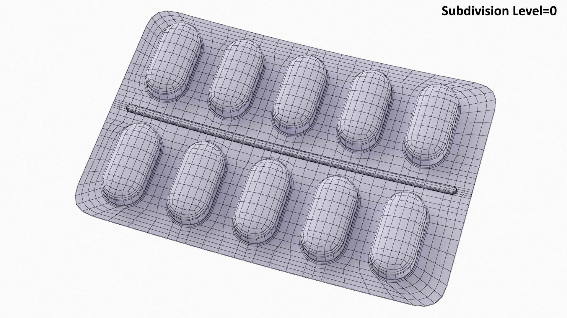 Blister Pills Pack 09 3D Model - TurboSquid 2165861