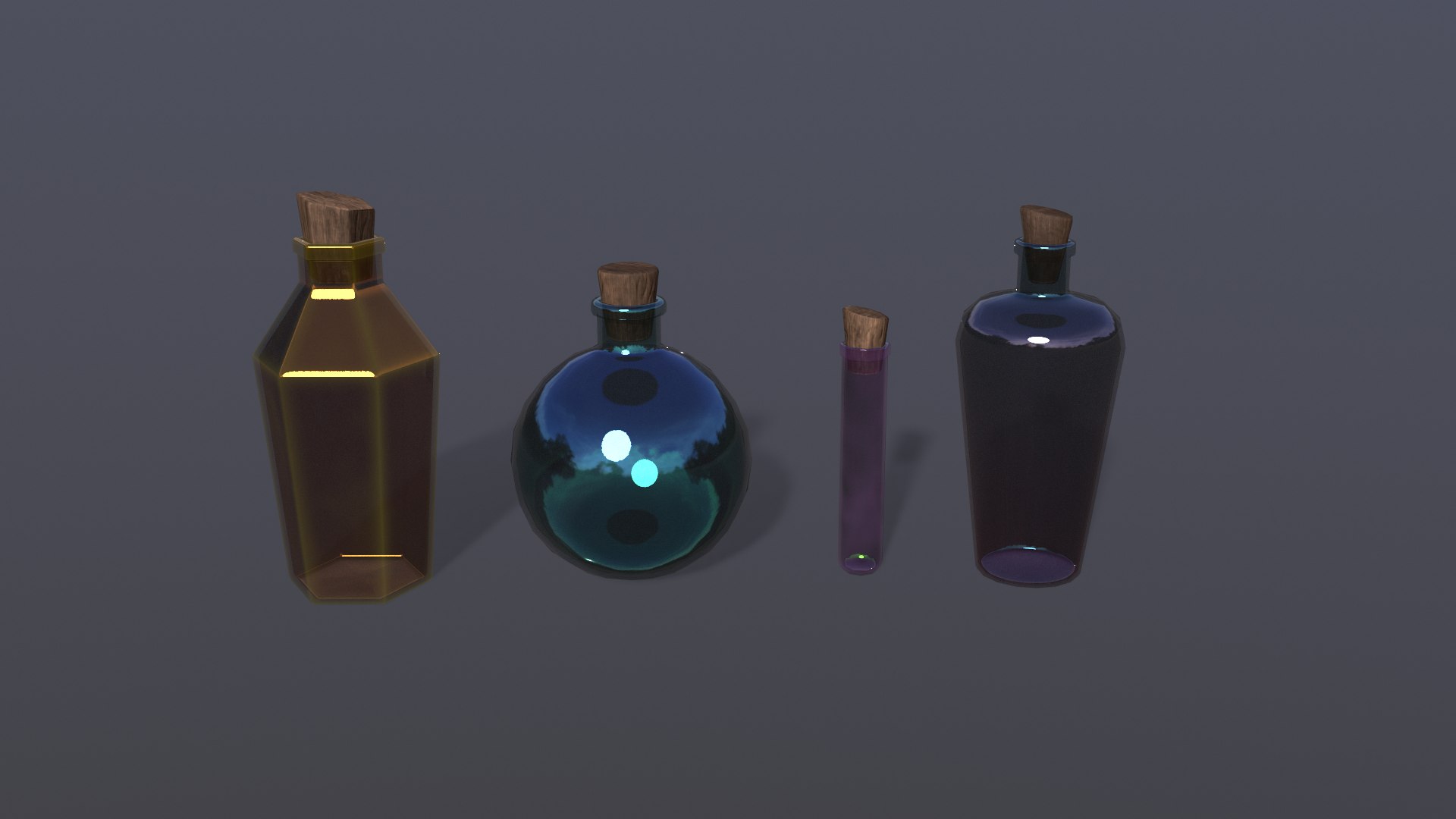 3D Potion Pack - TurboSquid 2082758