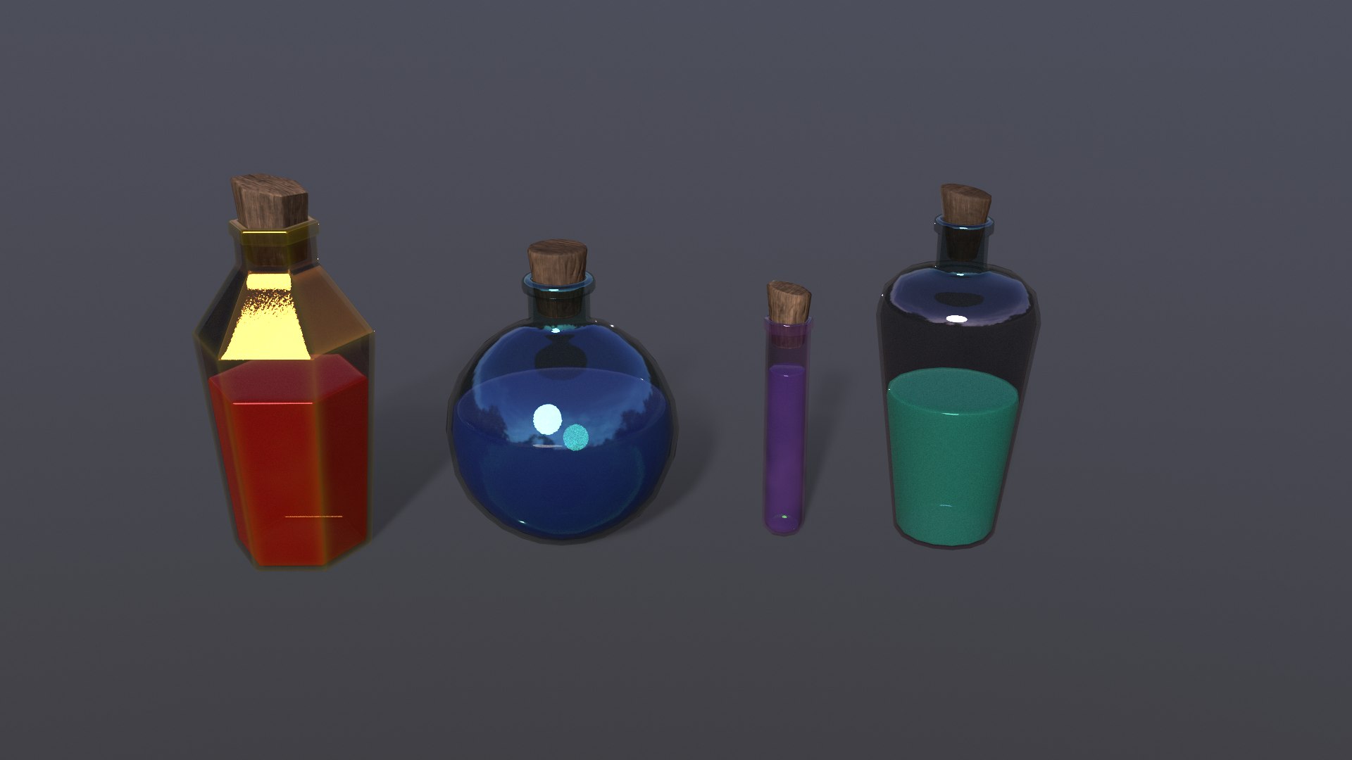 3D Potion Pack - TurboSquid 2082758