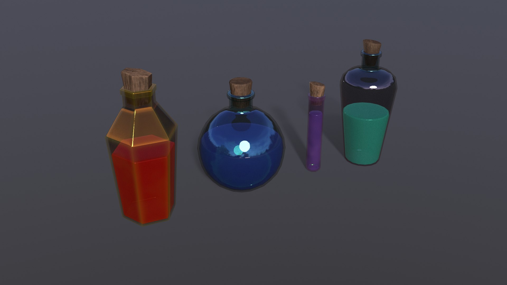 3D Potion Pack - TurboSquid 2082758