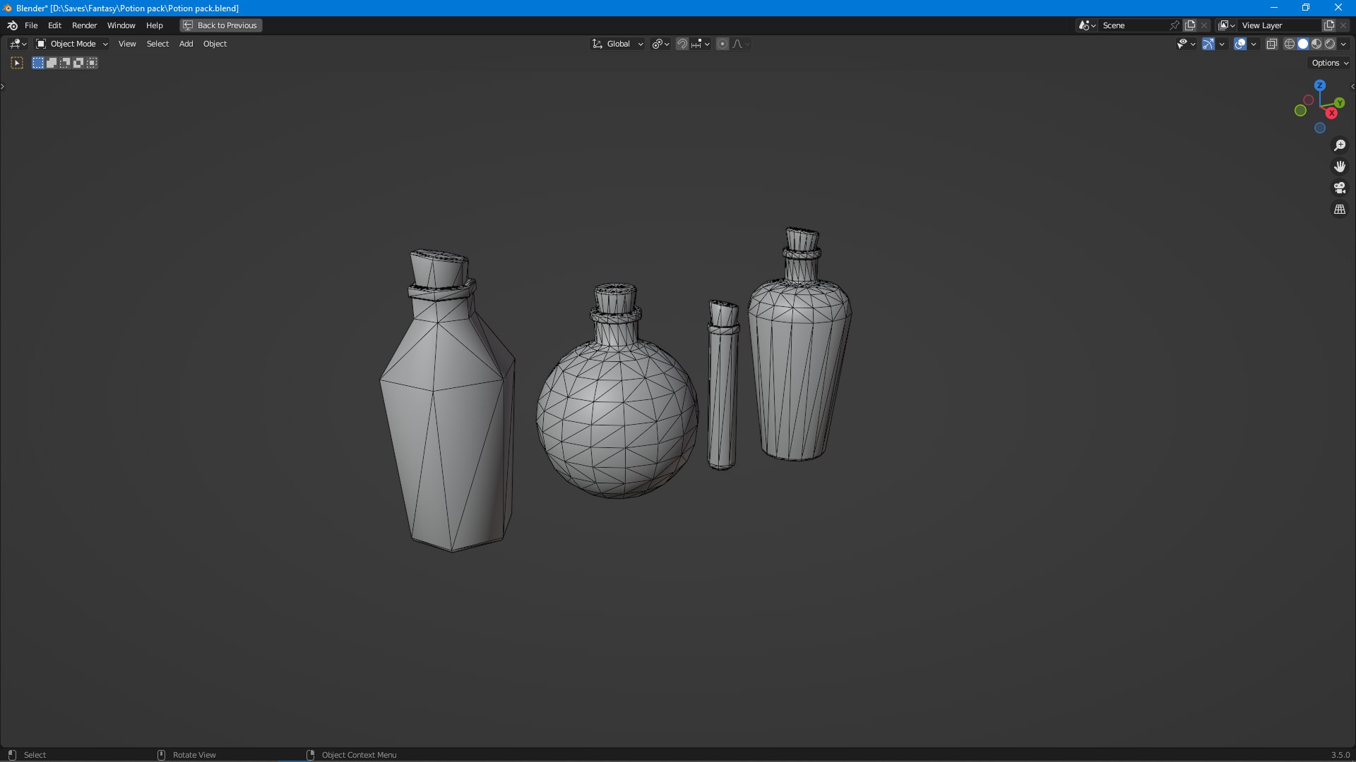 3D Potion Pack - TurboSquid 2082758
