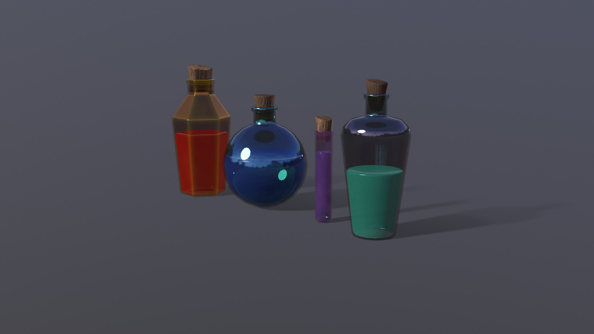 3D Potion Pack - TurboSquid 2082758