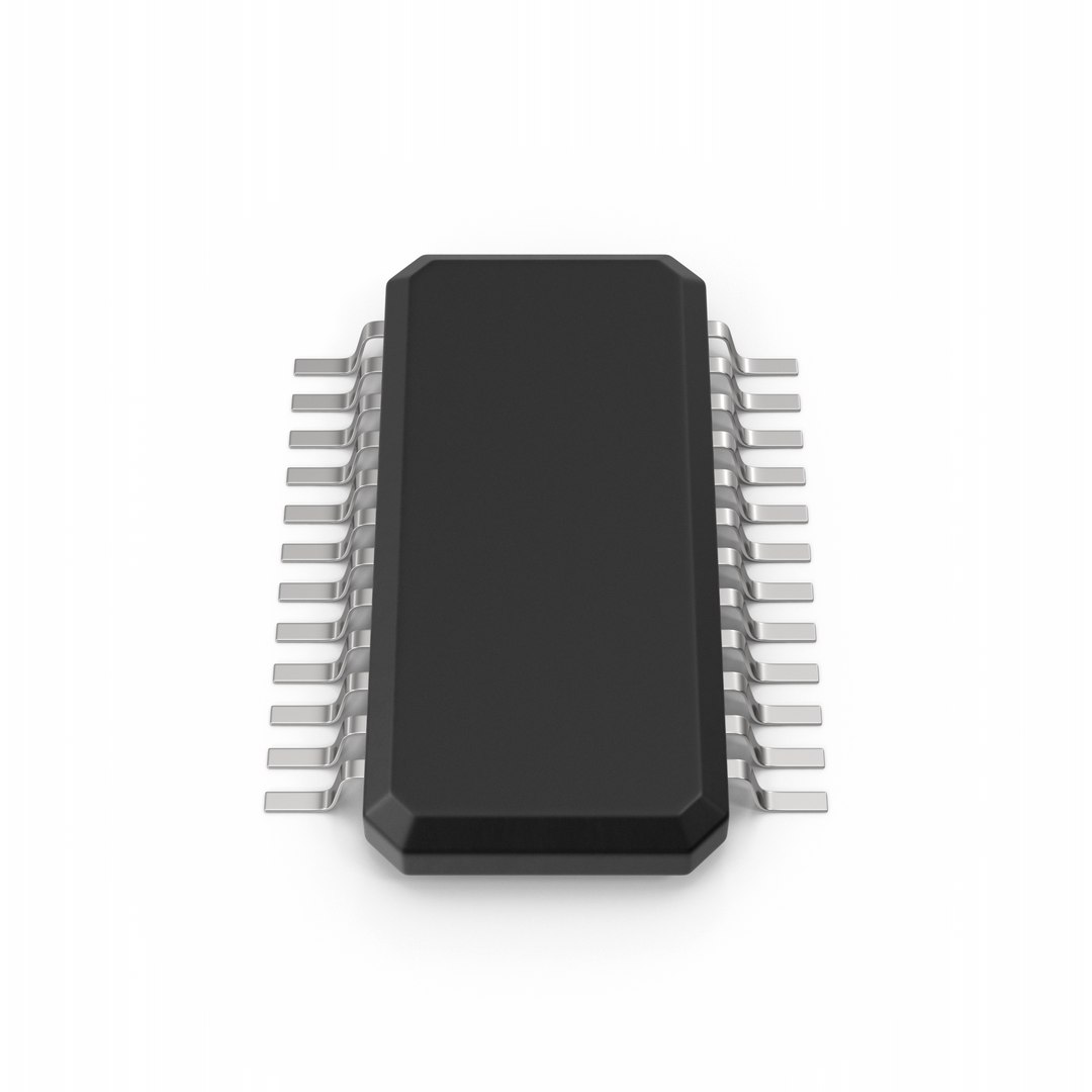 3D Microchip 2 - TurboSquid 2139000
