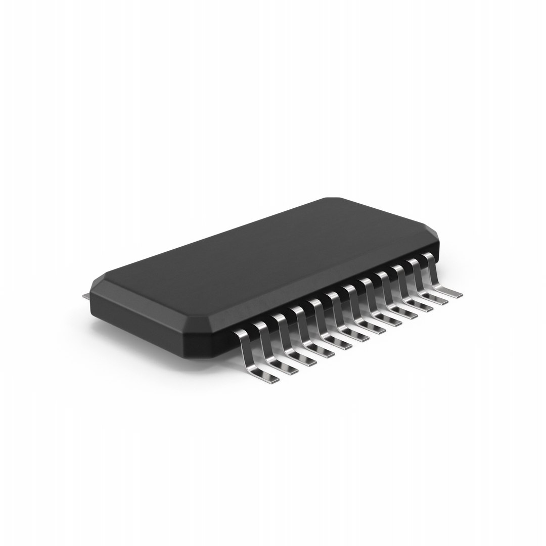 3D Microchip 2 - TurboSquid 2139000