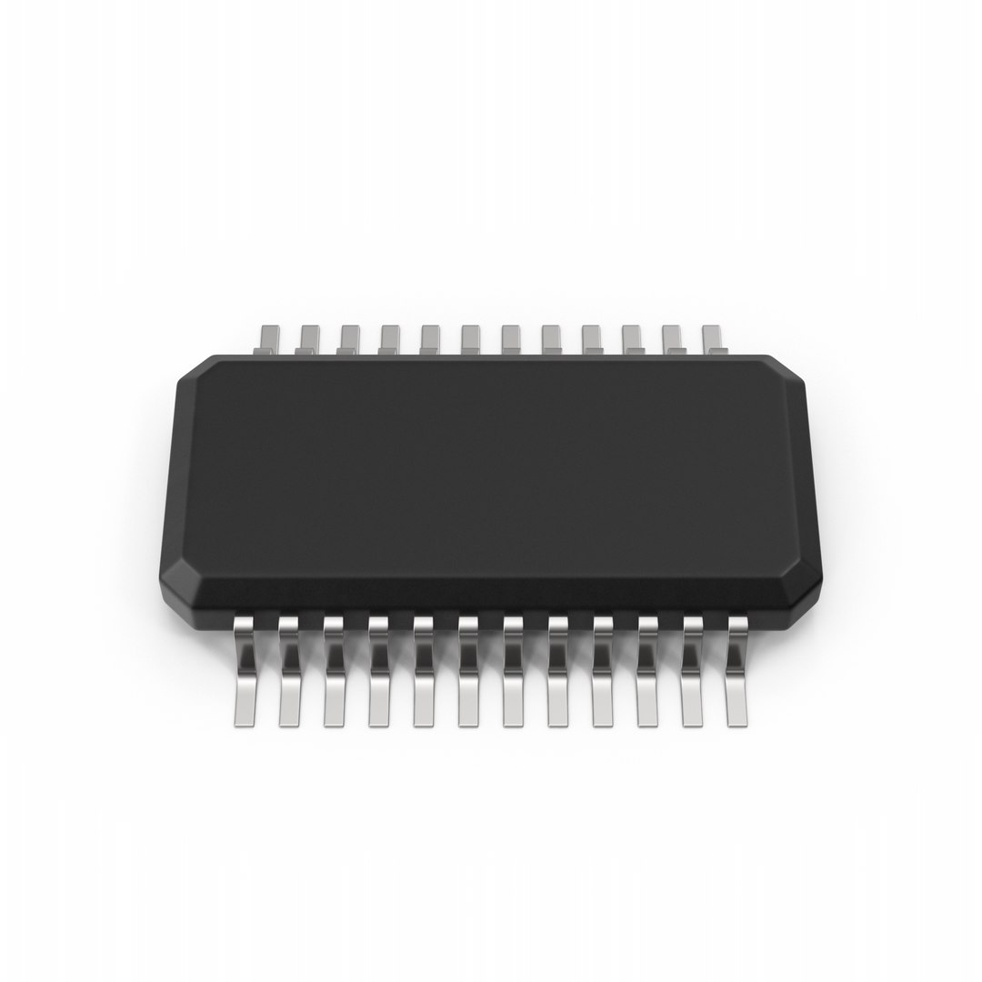 3D Microchip 2 - TurboSquid 2139000