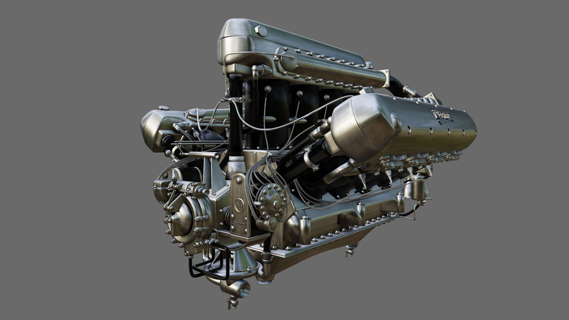 3D Napier Lion Engine Aviation - TurboSquid 1636510