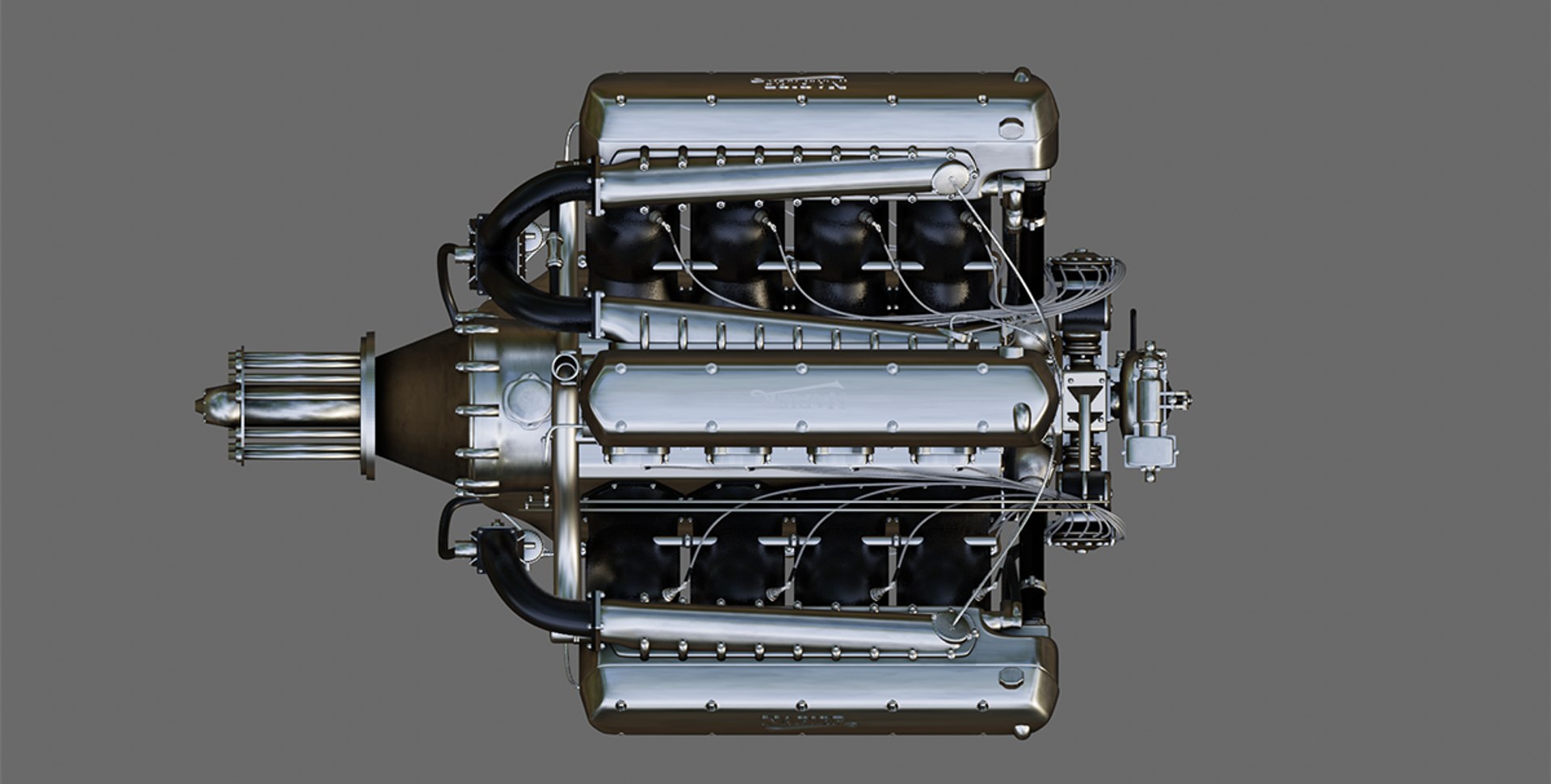 3D Napier Lion Engine Aviation - TurboSquid 1636510
