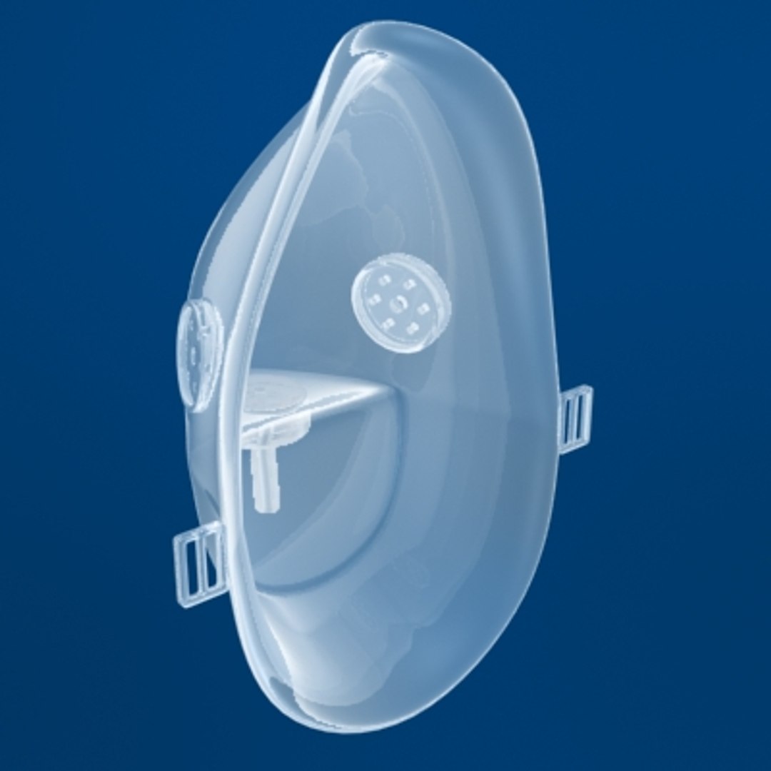 Medical Oxygen Mask 3d Model