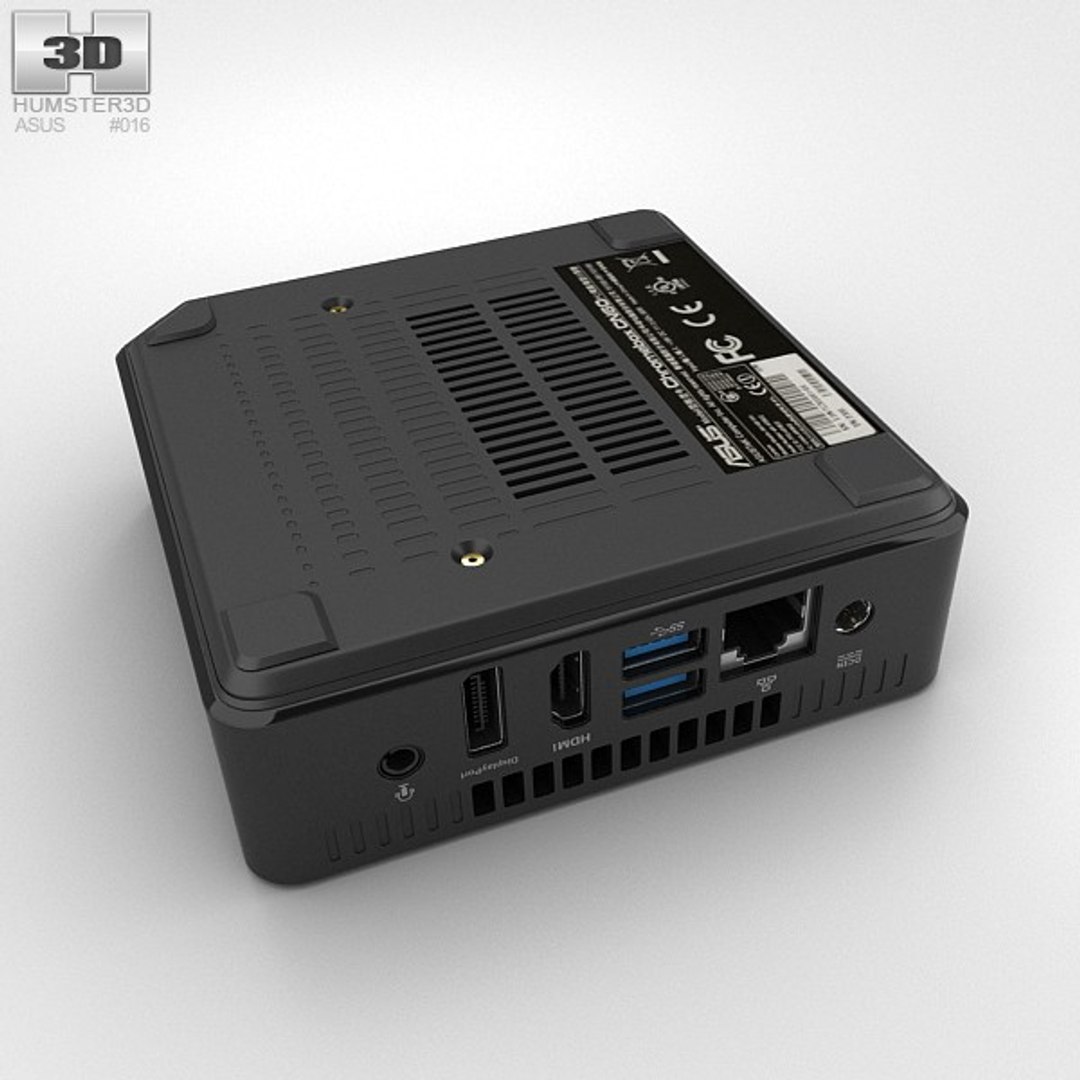 asus chromebox chrome 3d model