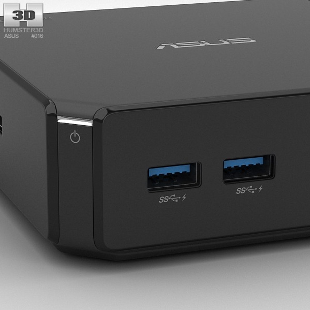 asus chromebox chrome 3d model