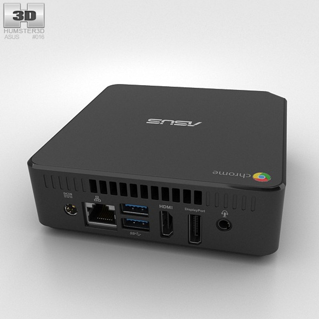 asus chromebox chrome 3d model
