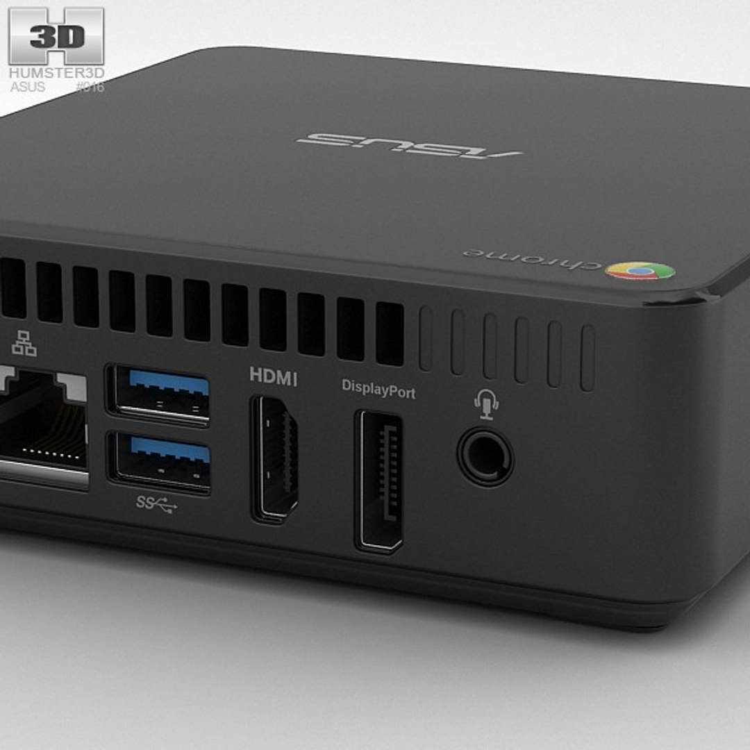 asus chromebox chrome 3d model