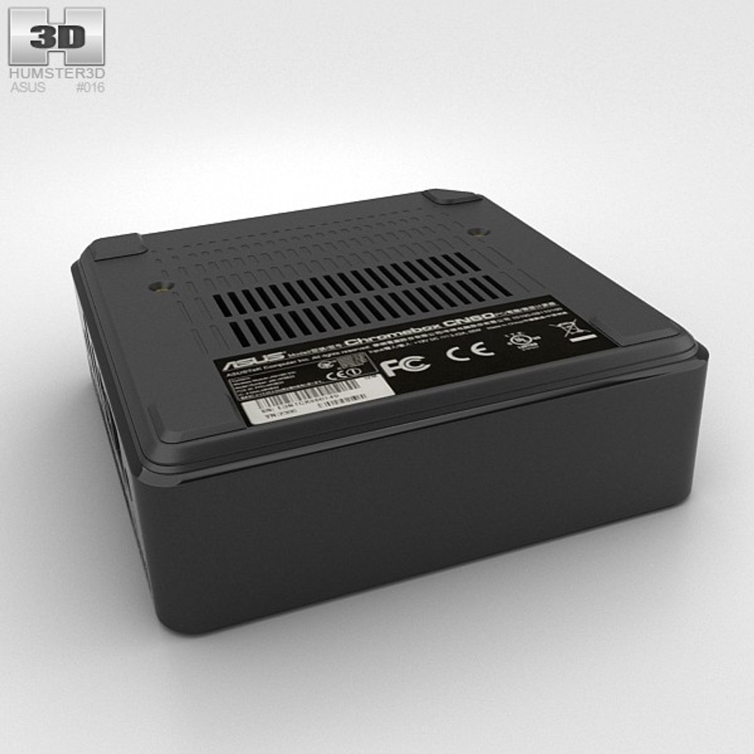 asus chromebox chrome 3d model