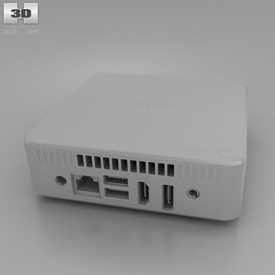 asus chromebox chrome 3d model