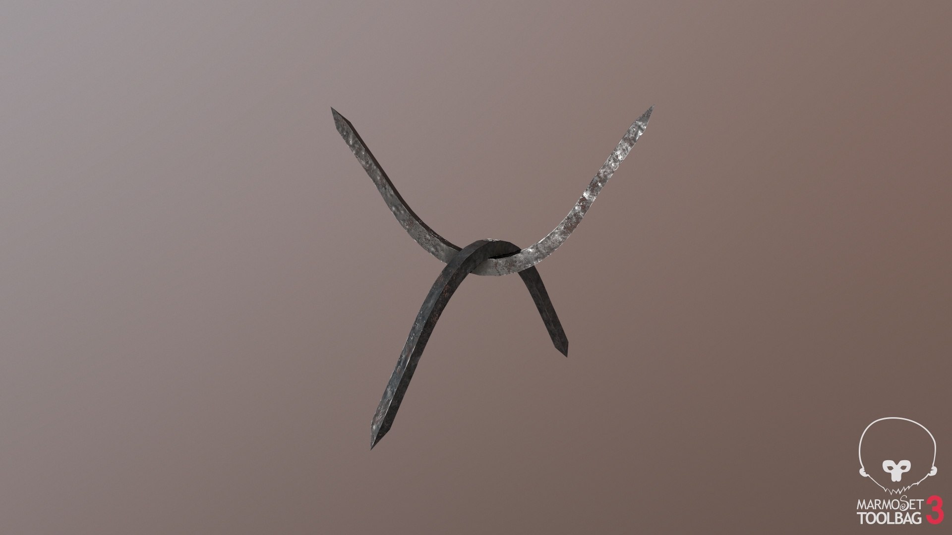 3D caltrop weapon caltrap - TurboSquid 1651678