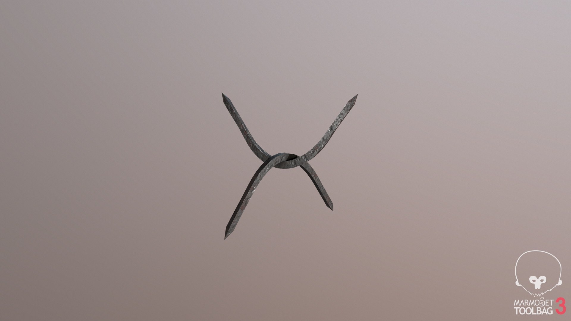 3D caltrop weapon caltrap - TurboSquid 1651678