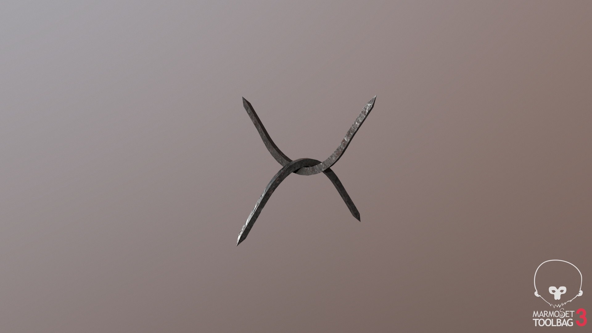 3D caltrop weapon caltrap - TurboSquid 1651678
