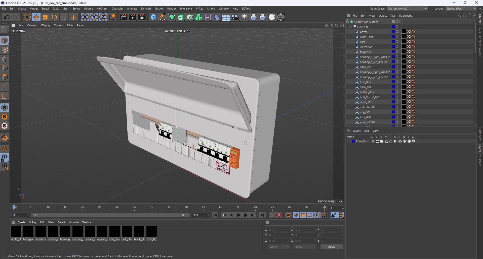 3D Fuse Box - TurboSquid 2279826