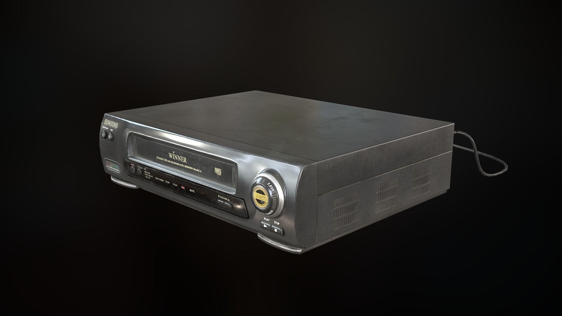 Video Player VCR VHS 3D Model - TurboSquid 2004841