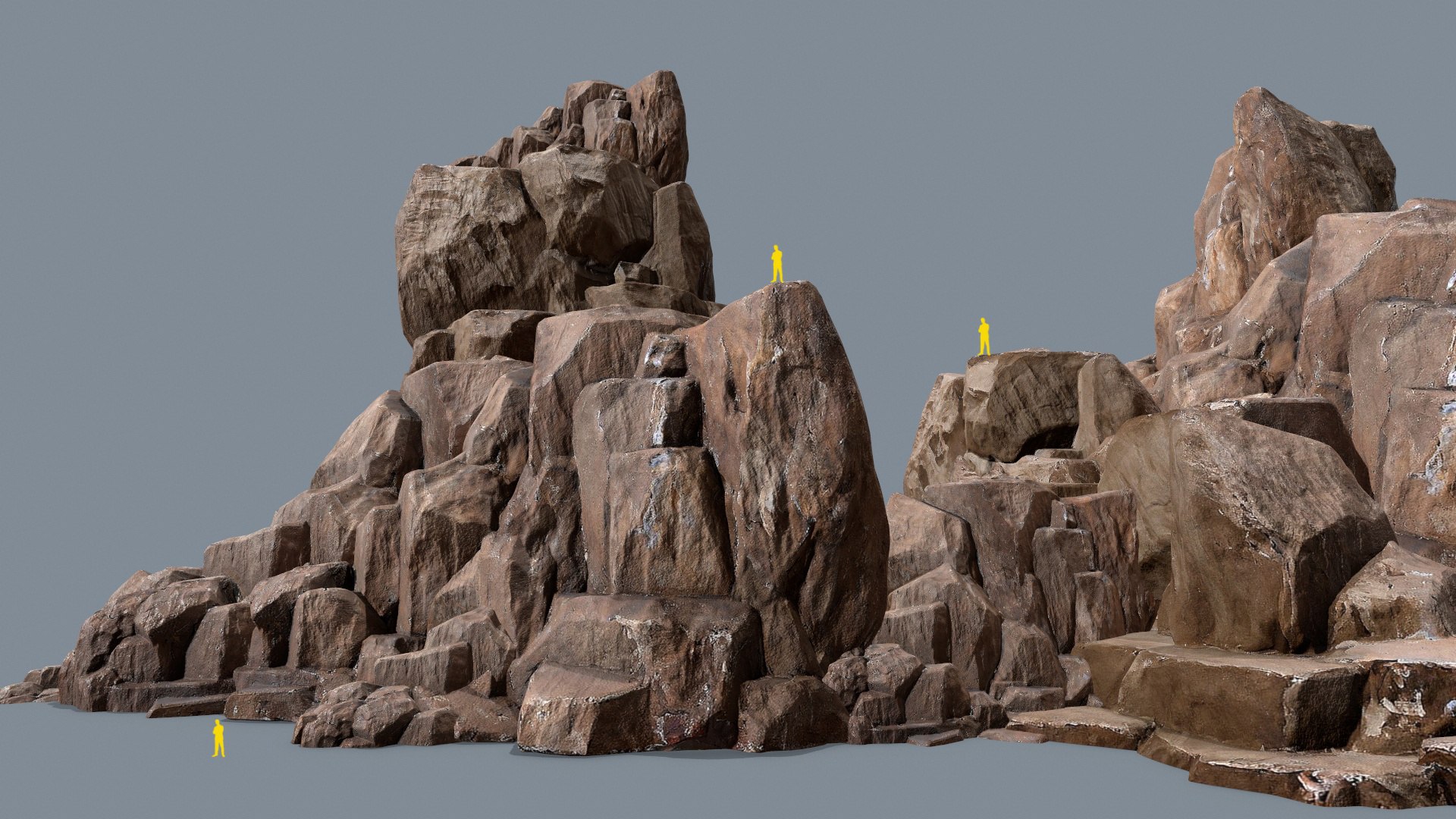 Cliff Rocks 3D Model - TurboSquid 2203770