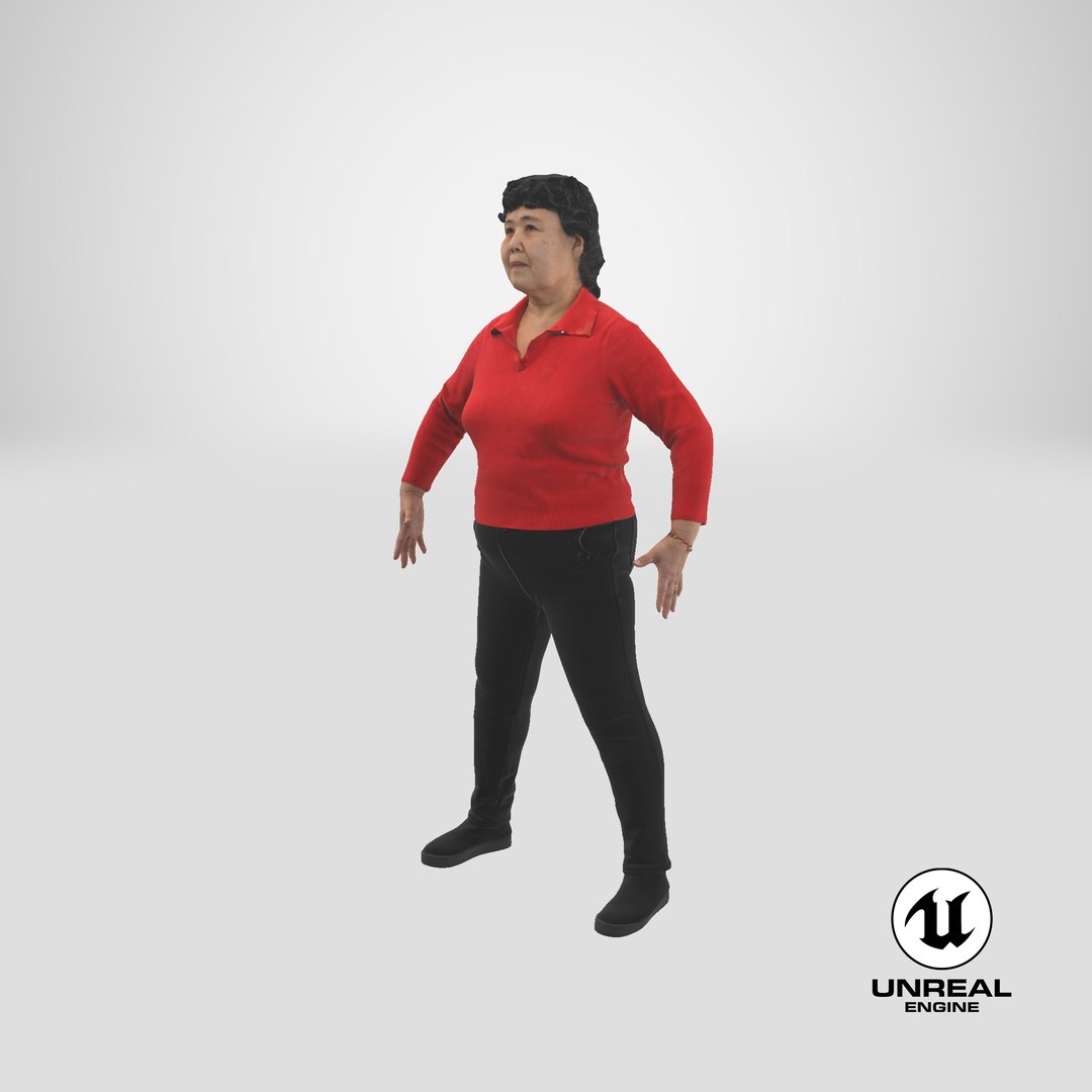 3D Lillian Casual Spring A Pose model - TurboSquid 1982793