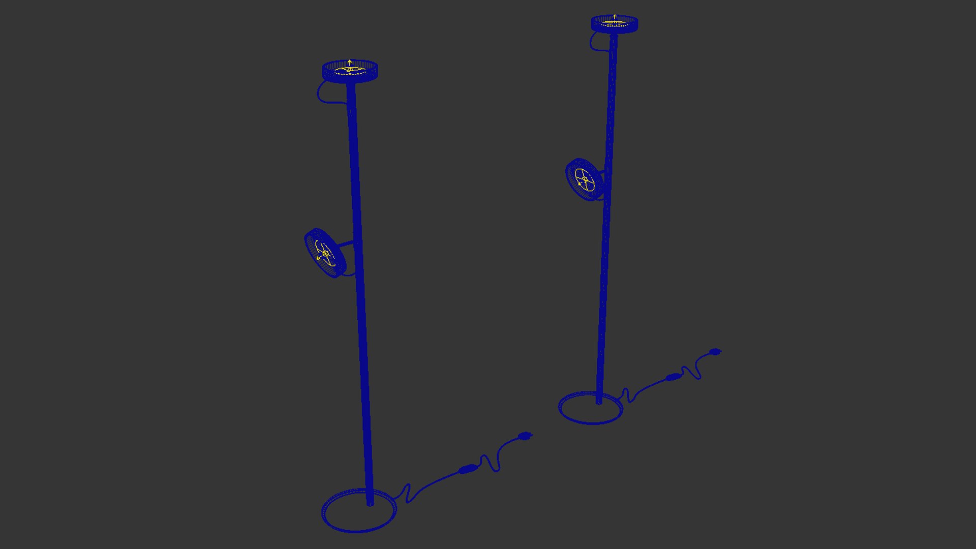 U-Turn-12 Floor Lamp by BELUX 3D model - TurboSquid 2116619