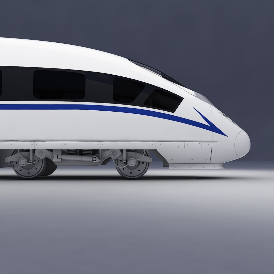 3d China Railways Crh3