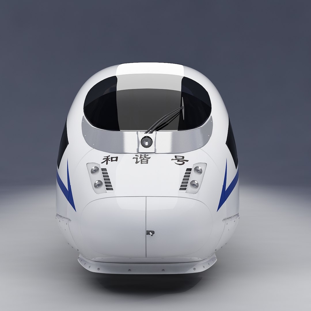 3d China Railways Crh3