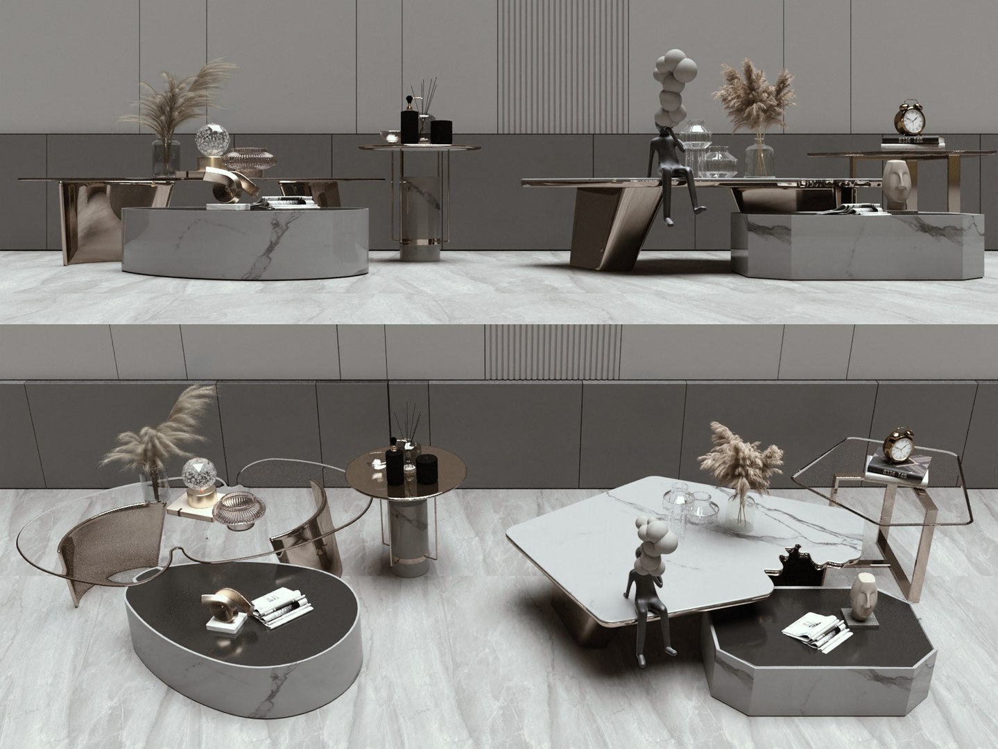 3D tea table - TurboSquid 2023286