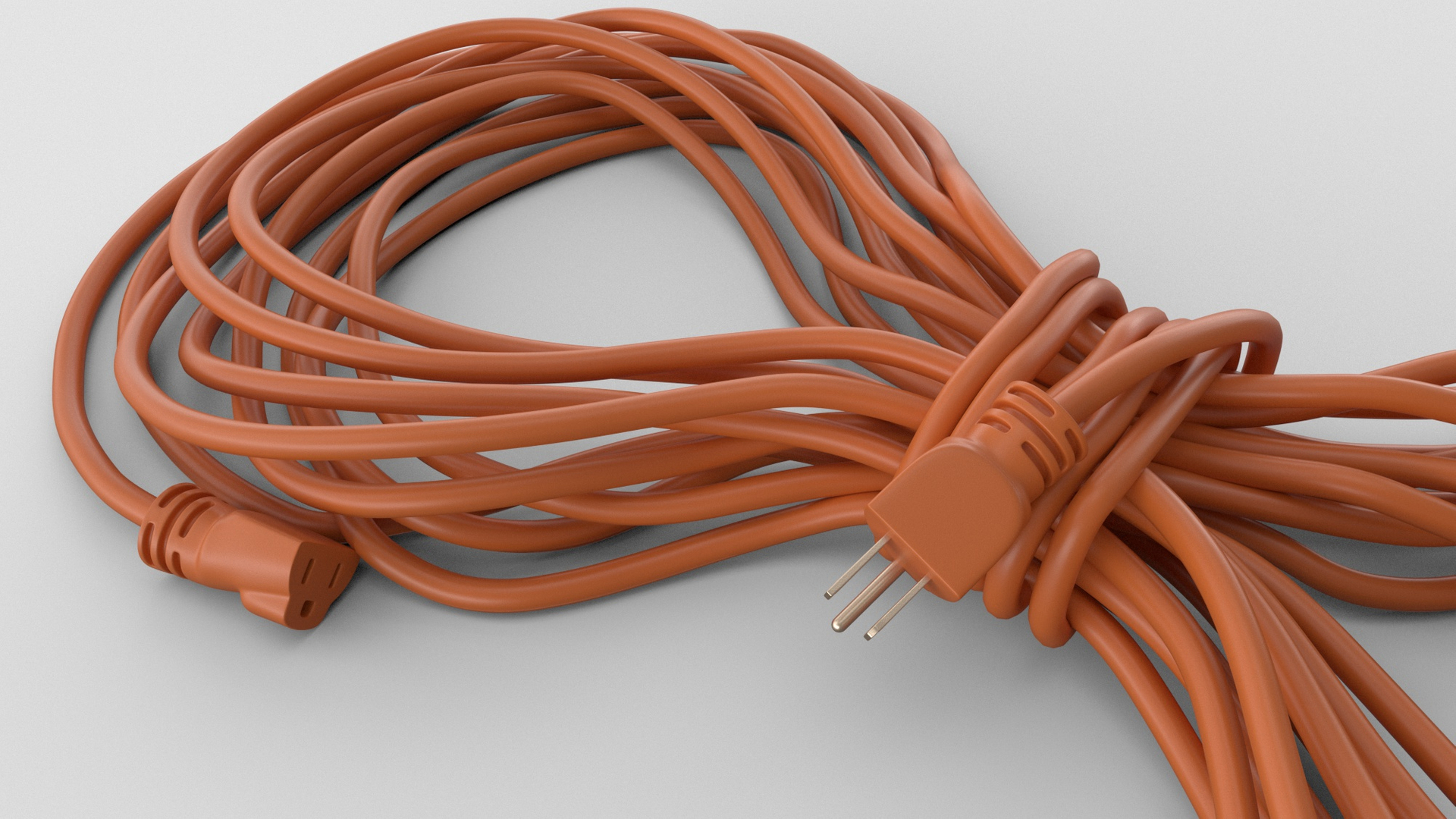 3D extension cord - TurboSquid 1681207