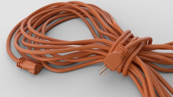 3D extension cord - TurboSquid 1681207