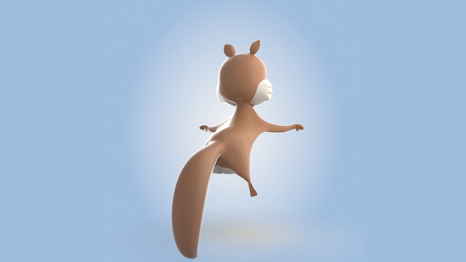 Flying Squirrel 3D Model - TurboSquid 2122259