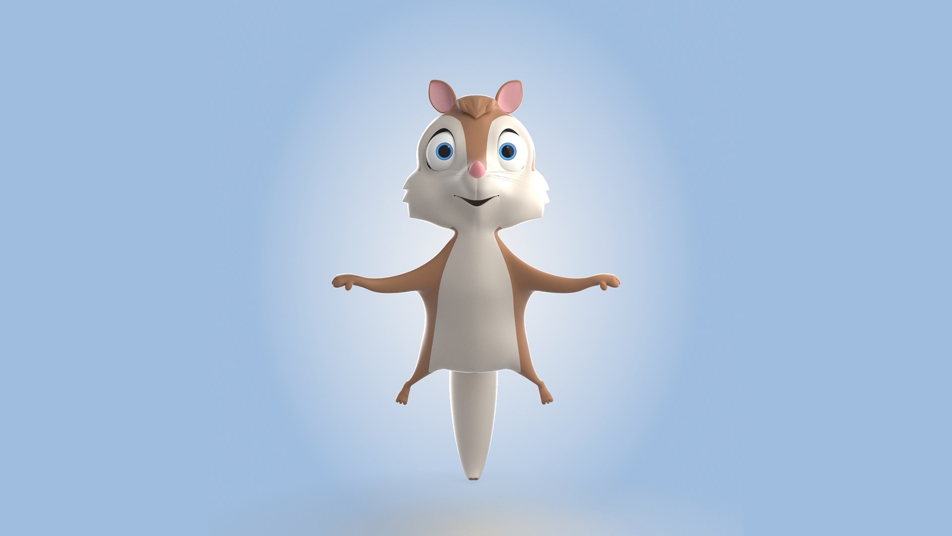 Flying Squirrel 3D Model - TurboSquid 2122259