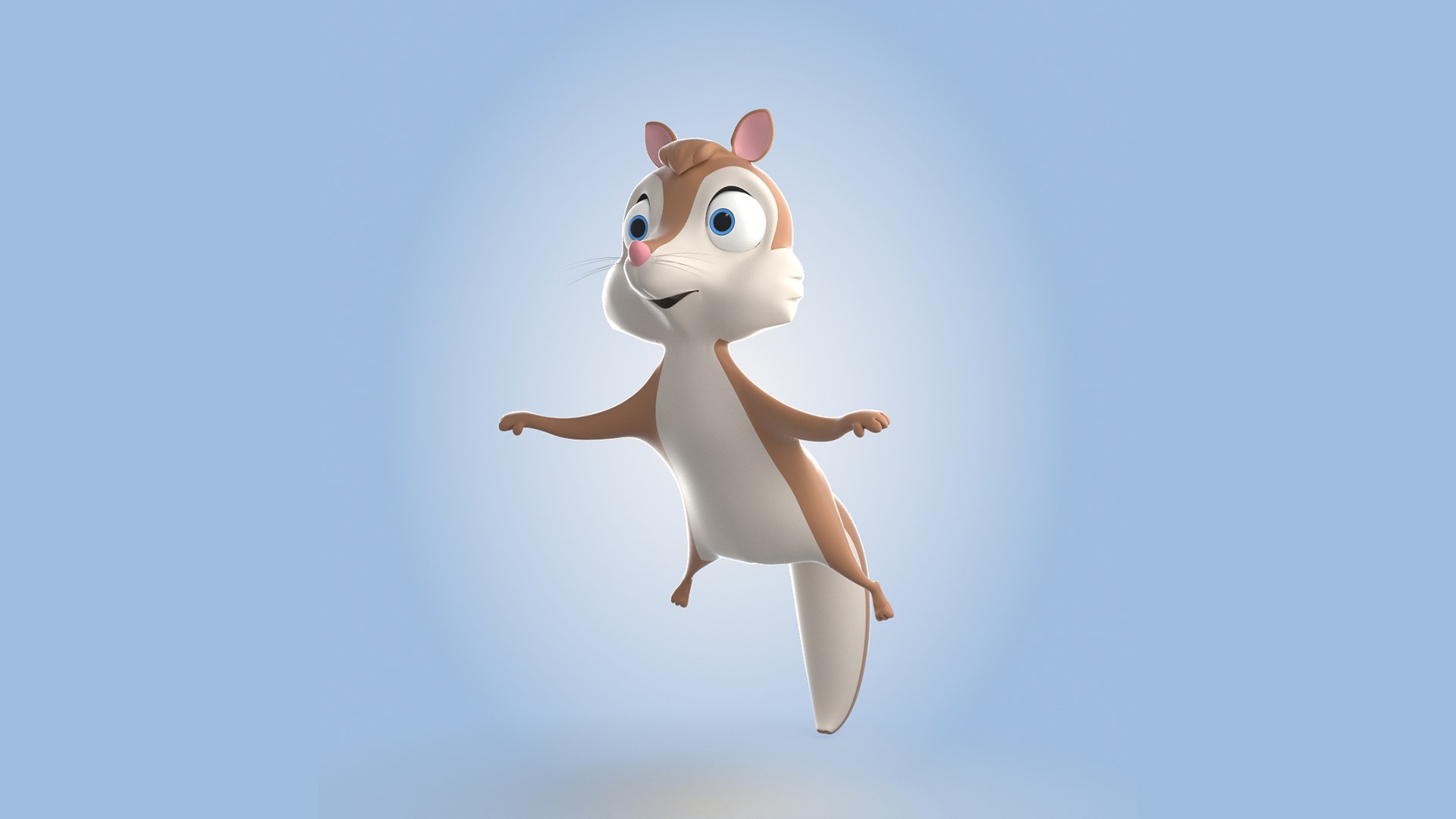 Flying Squirrel 3D Model - TurboSquid 2122259